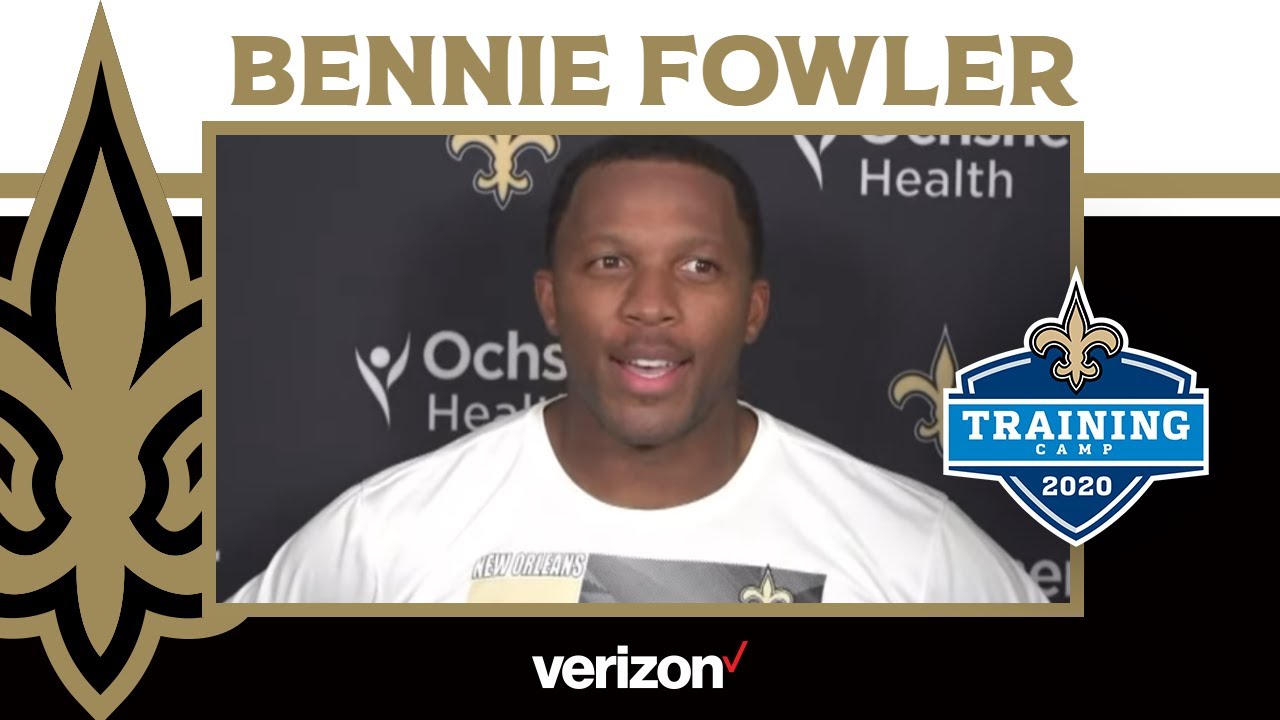 Bennie Fowler 1st Impressions of Drew Brees from 2020 Saints Training ...