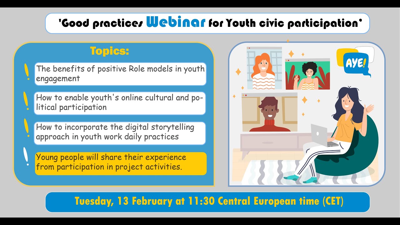 AYE - Good practices WEBINAR for Youth civic participation - YouTube