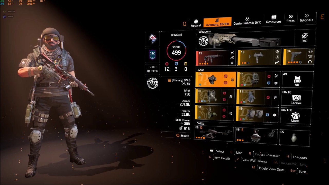 Perfect Vigilance build in The Division 2! Unlimited Gamer - YouTube