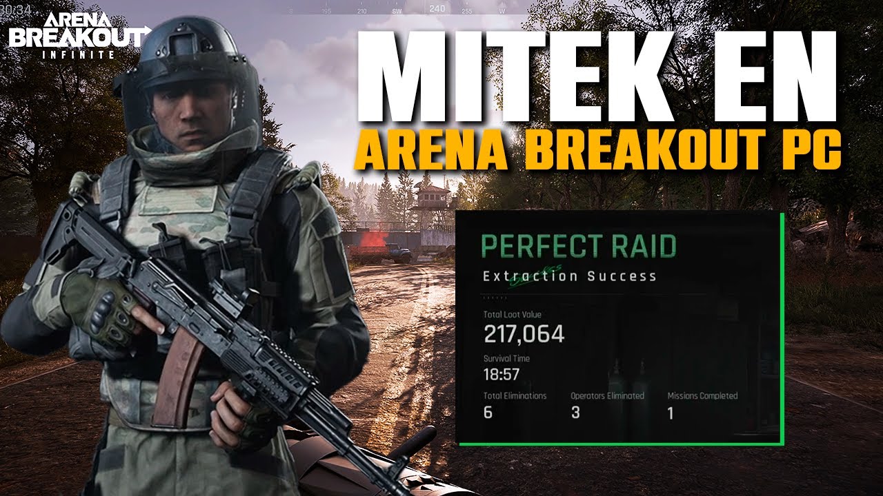 ¡MITEK EN ARENA BREAKOUT X PC! / *ES INCREIBLE ESTE JUEGO* - YouTube