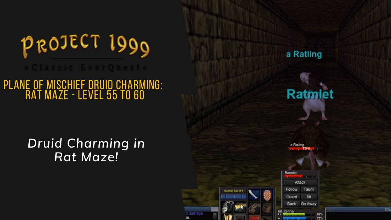 Everquest Project 1999 - Plane of Mischief: Druid Charming Level 55 to ...