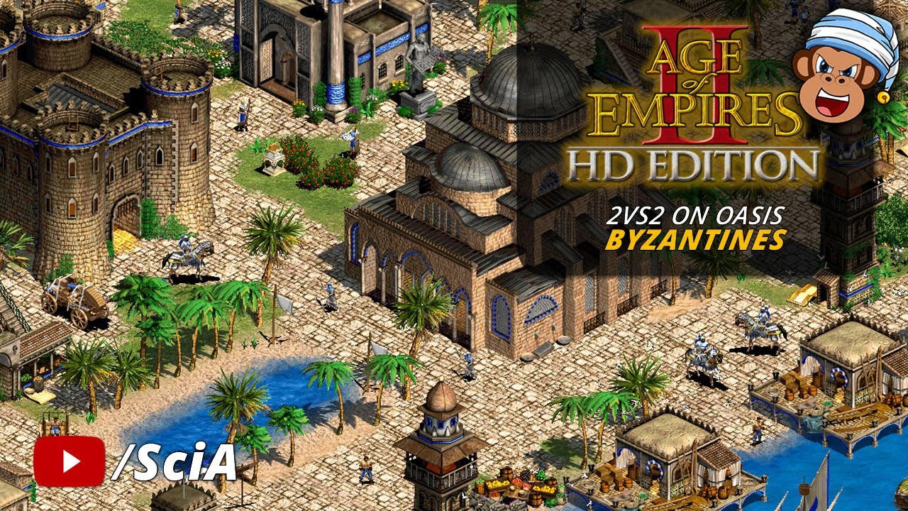 2vs2 on Oasis - Byzantines (2x Speed) - Age of Empires II: HD Edition ...