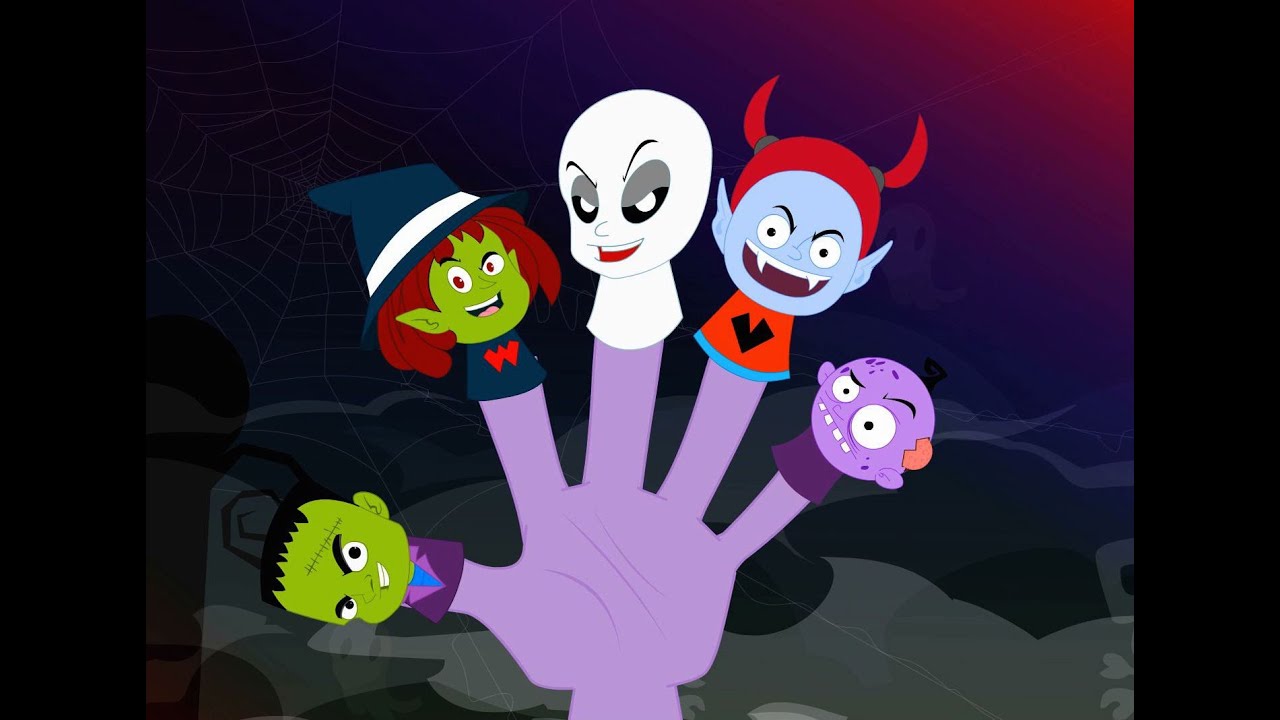 Finger Family Monster | Halloween Song | Finger Family - YouTube