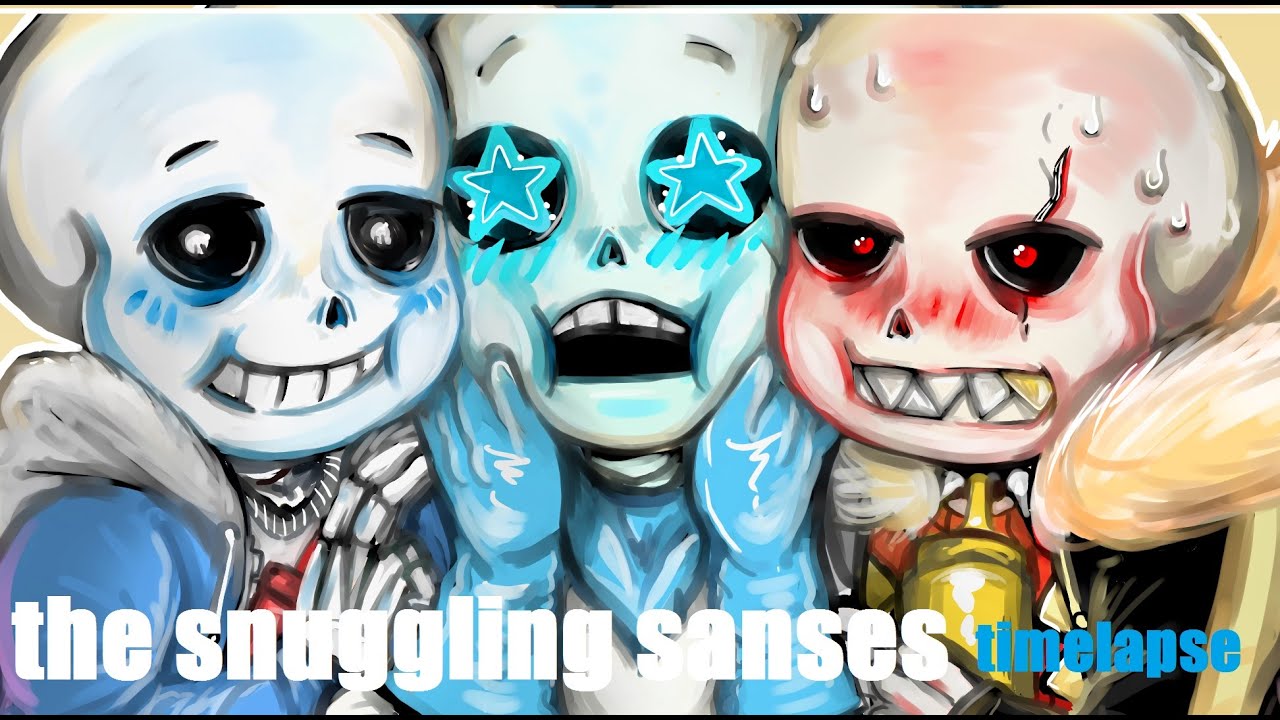 Paint w/Note 3 - The Snuggling Sanses - YouTube