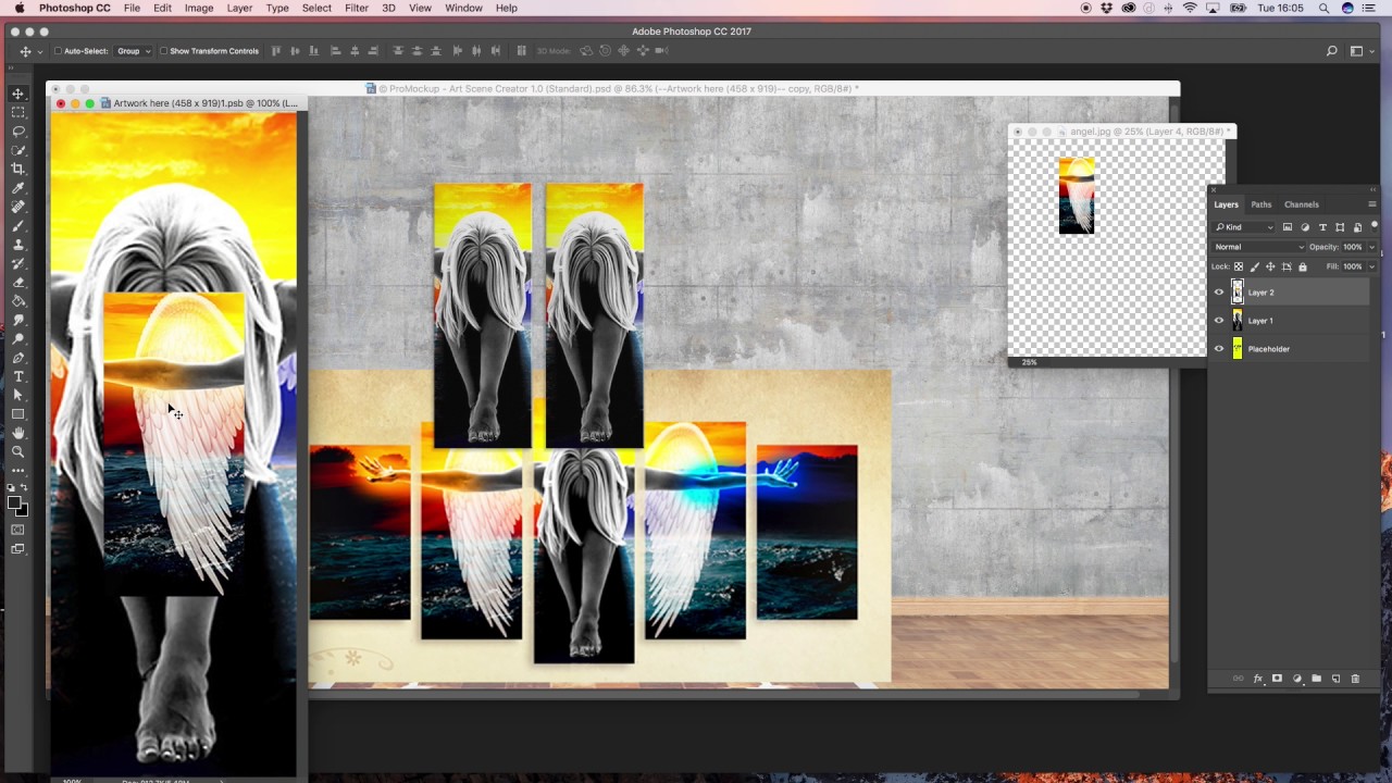 Multi-Panel Display (Pro Mockup tutorial) - YouTube