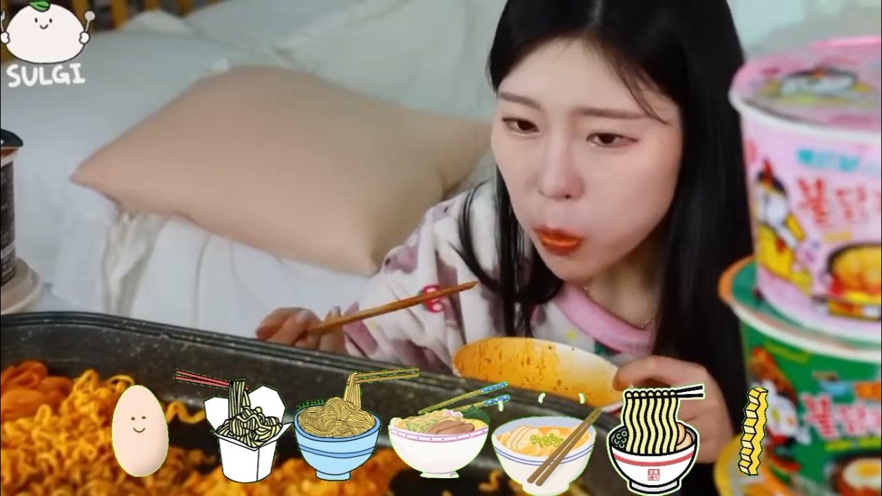 Asmr Mukbang Mi Pedas 🔥 Youtube