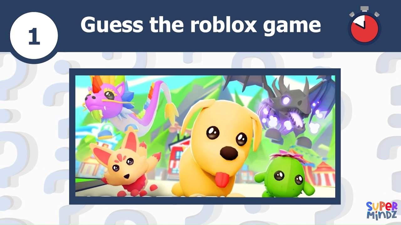 Guess the Roblox games? | Roblox Games | SuperMindz - YouTube