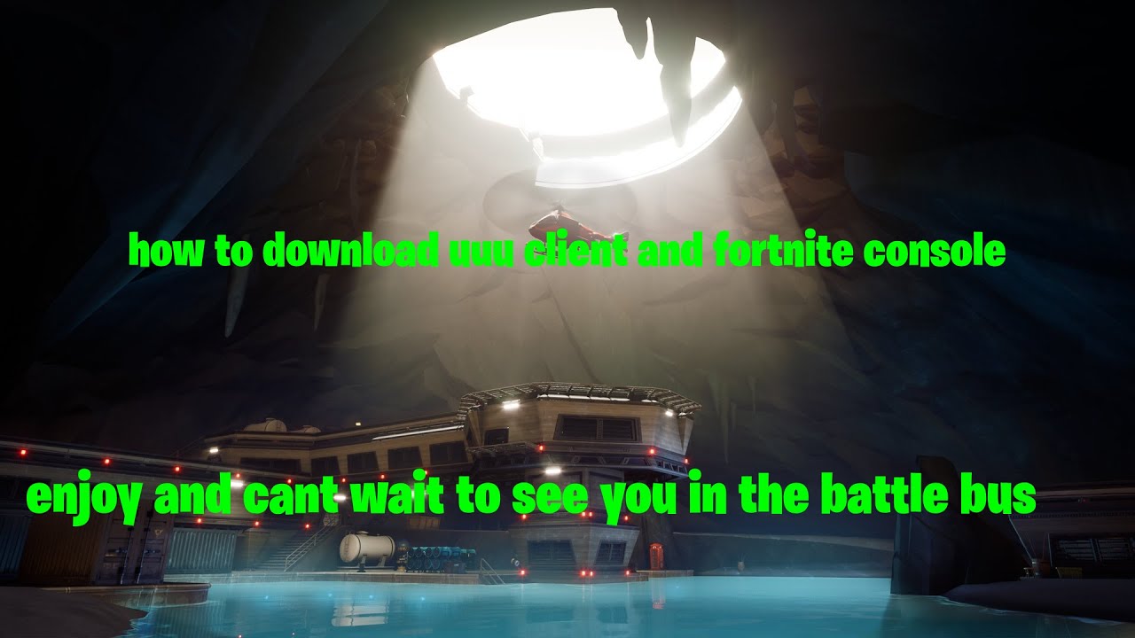 how to download uuu client and fortnite console - YouTube