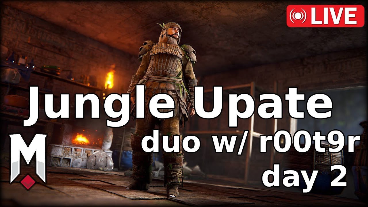 Rust - Jungle Update Duo day 2 w/ r00t9r LiveStream - YouTube