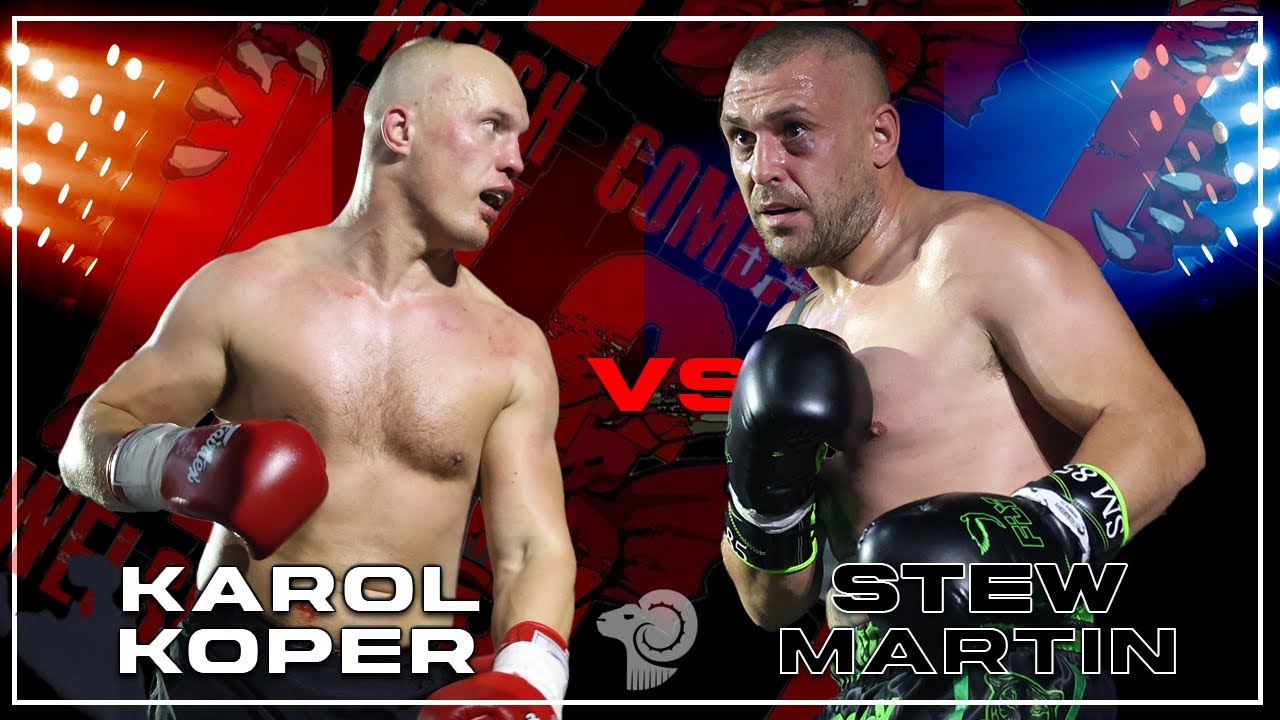 Karol Koper vs Stew Martin WELSH COMBAT LEAGUE AREA TITLE BOXING - YouTube
