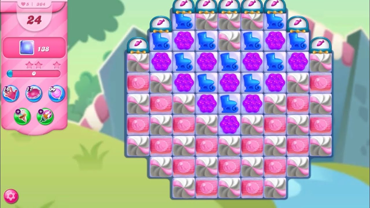 Candy Crush Saga Level 364 (WITHOUT BOOSTERS) - YouTube