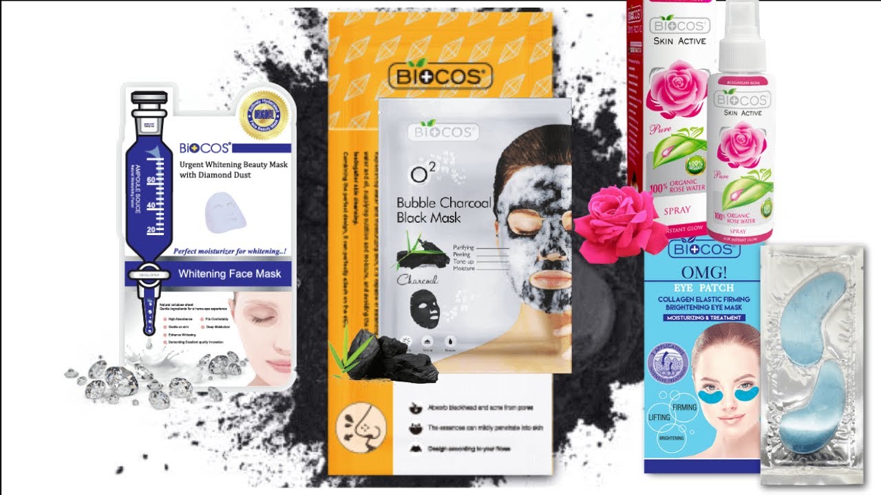 BIOCOS Cosmetics Products Review | Urgent Whitening Facial in 3 minutes ...