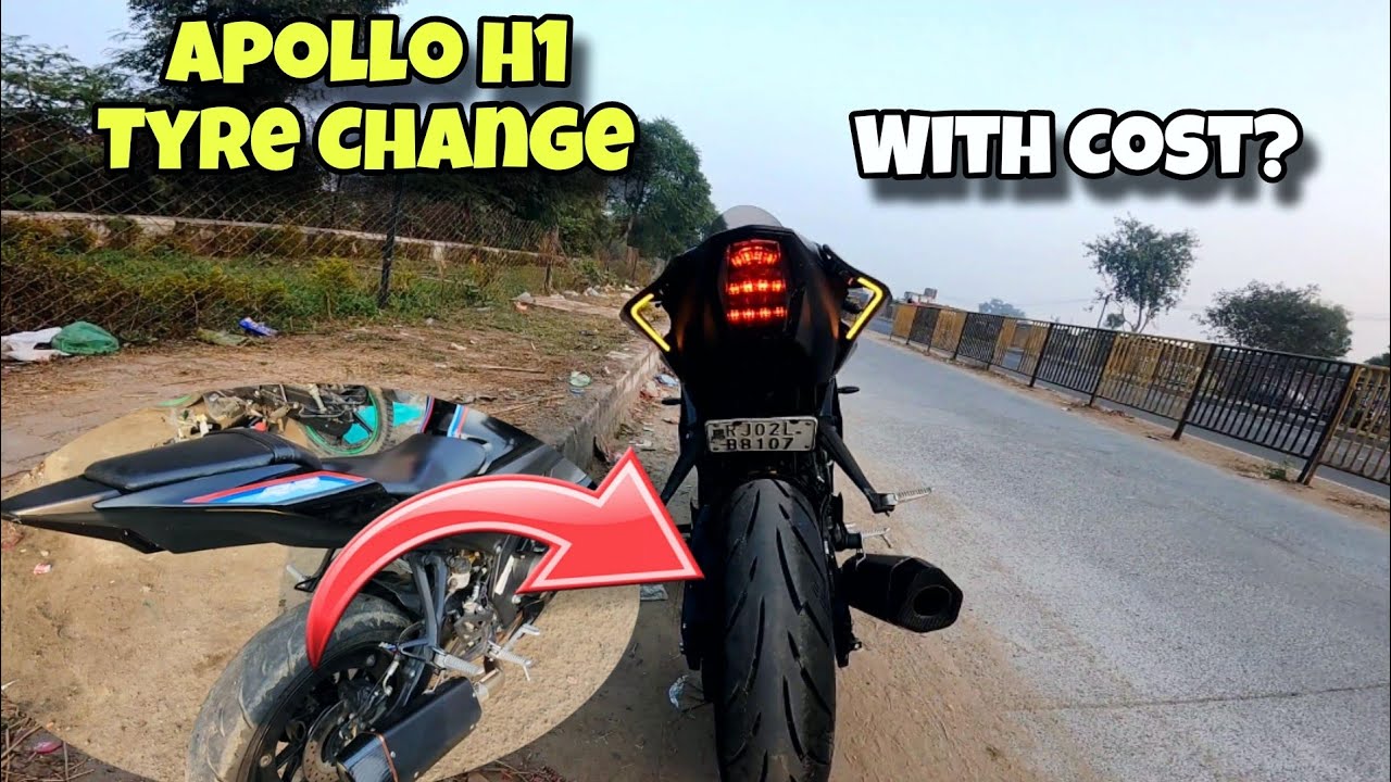 R15m Install Apollo alpha H1 Tyre 150/60R17 - YouTube