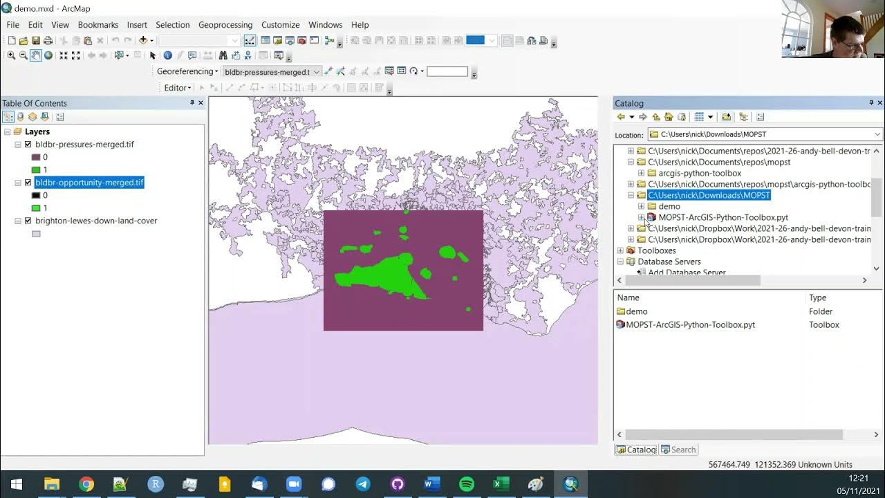 MOPST ArcGIS Python Toolbox Demo video - YouTube