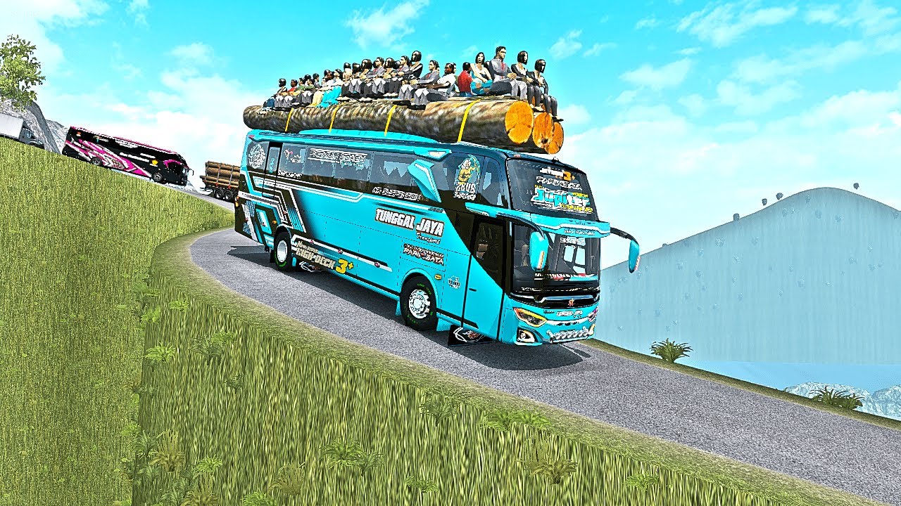 Extreme Mountain Bus Ride! Deadly Cliffs & Narrow Roads 😱🚌 - EURO TRUCK ...