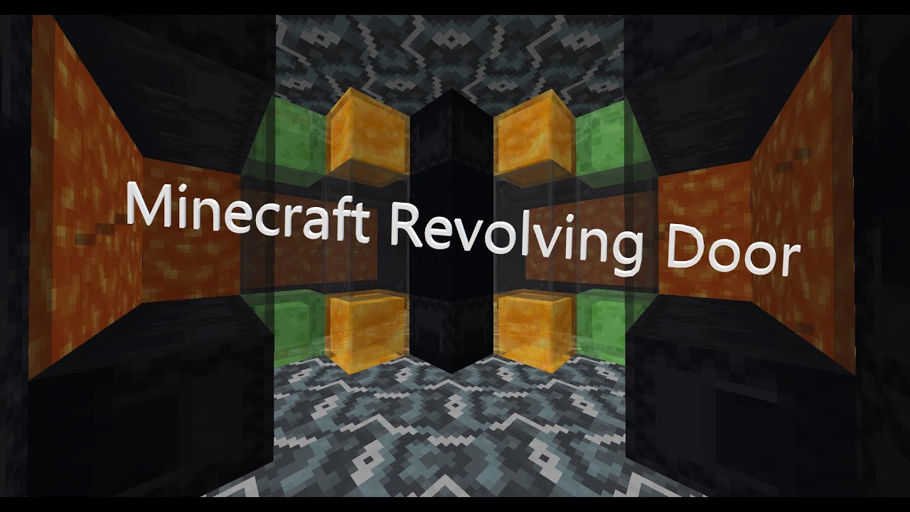 Minecraft Revolving Door - YouTube