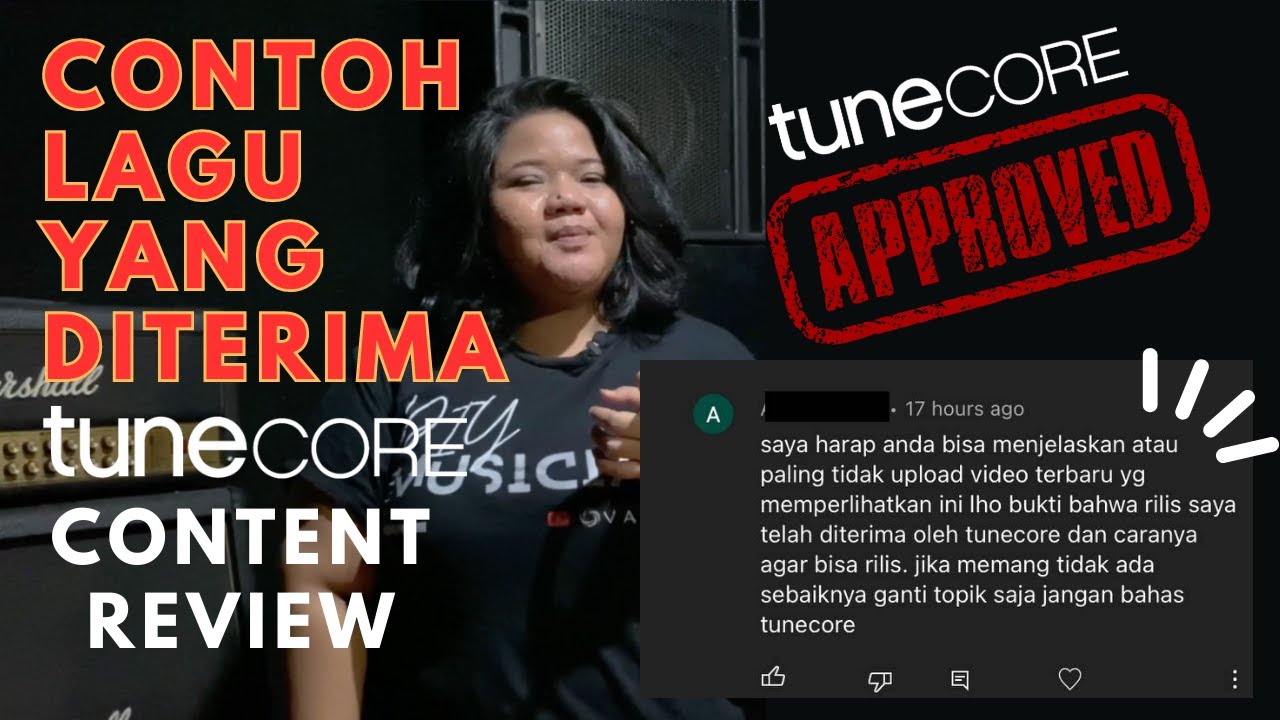 Lagu yang diterima dan TIDAK ditolak tunecore - YouTube