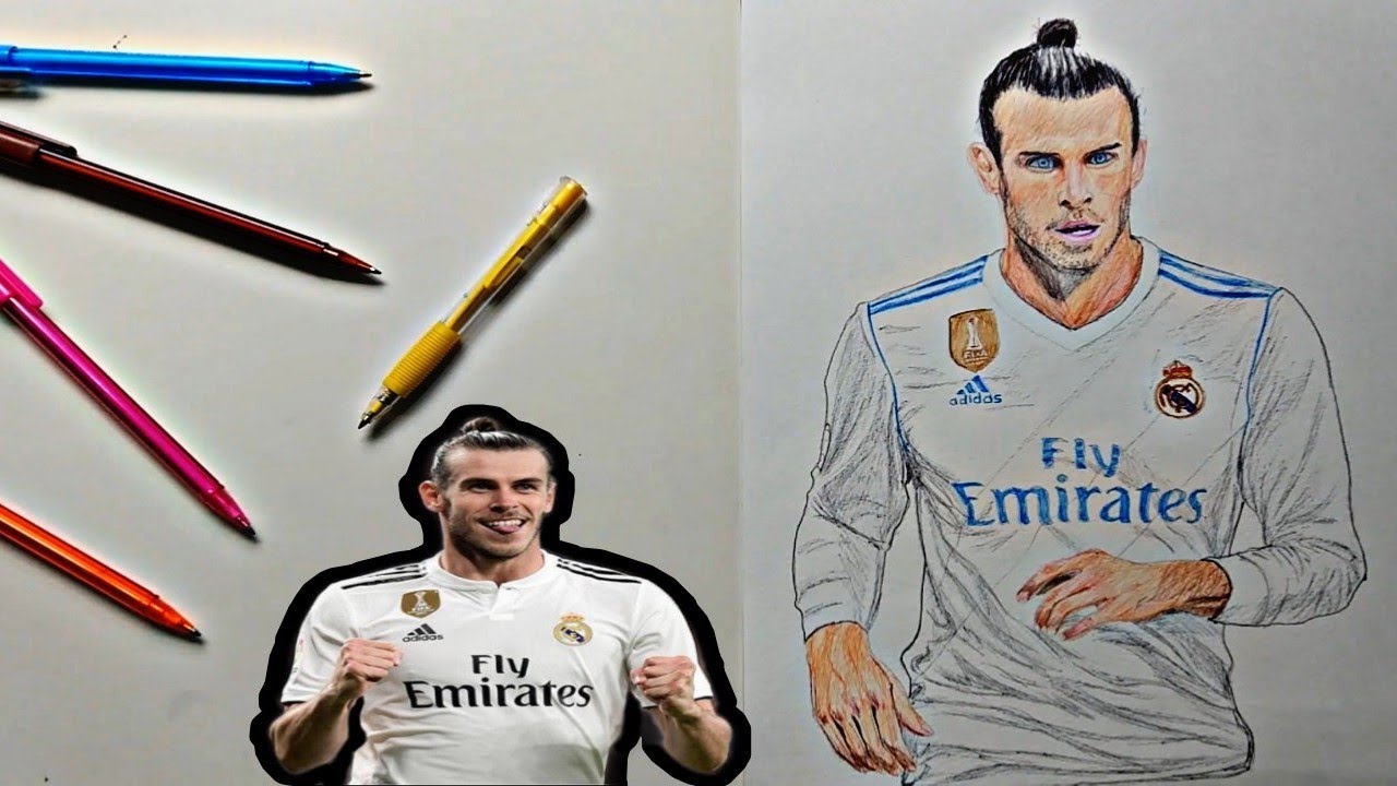 how to draw gareth bale - YouTube