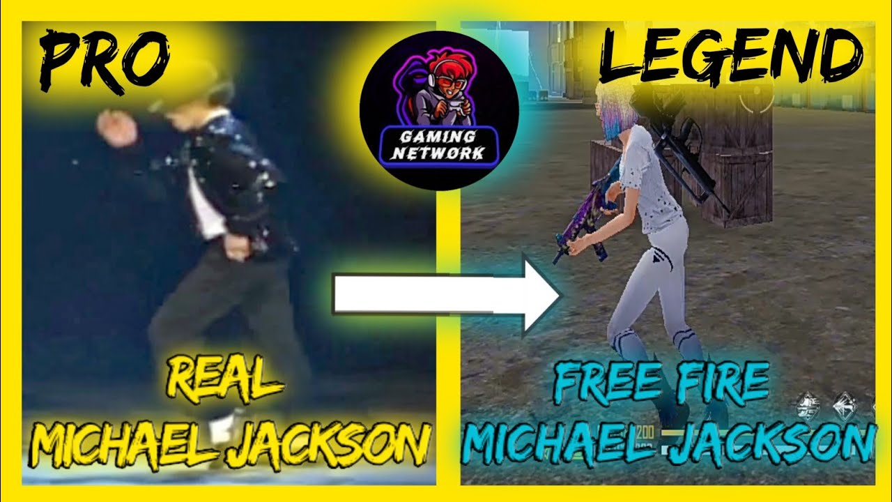 MICHAEL JACKSON IN FREE FIRE MOON WALK | TRAINED BY MICHAEL JACKSON 😂 ...