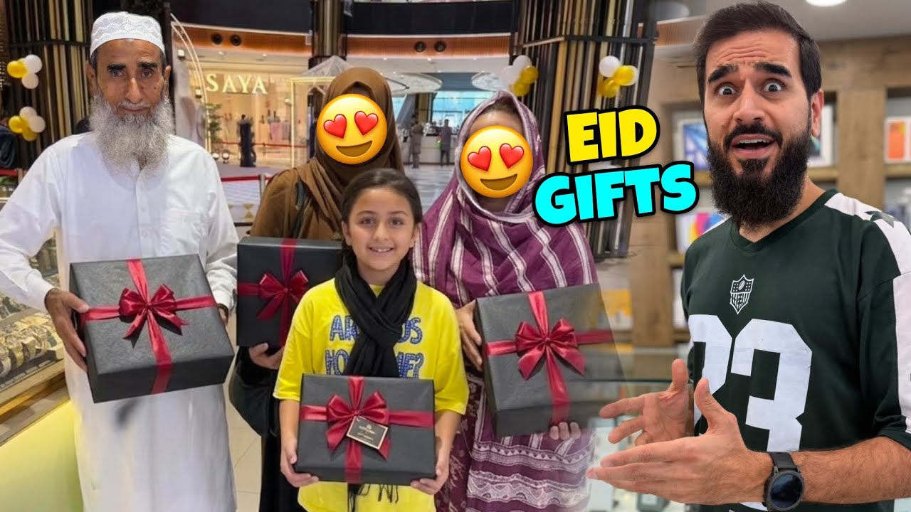 SPECIAL EID GIFTS FOR MY FAMILY 🎁 SAB KA VIP SETUP HOGAYA 😍 - YouTube
