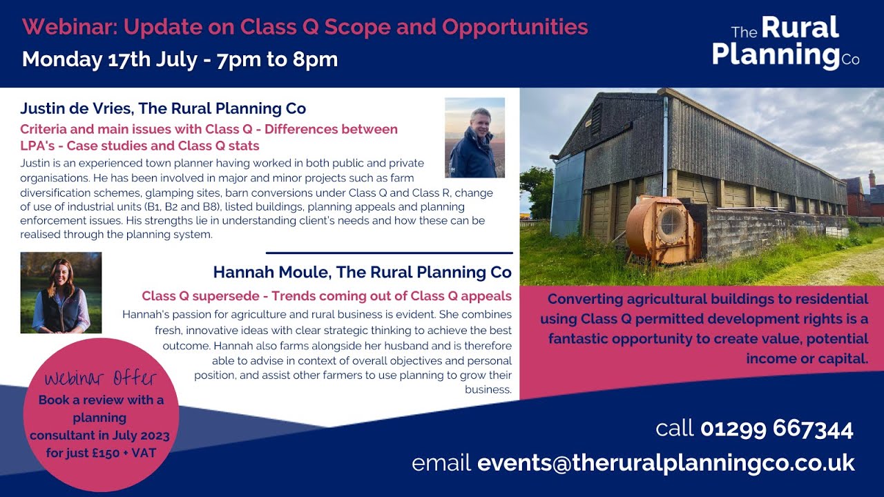 TRPC Webinar - Class Q Scope and Opportunities - July 2023 - YouTube