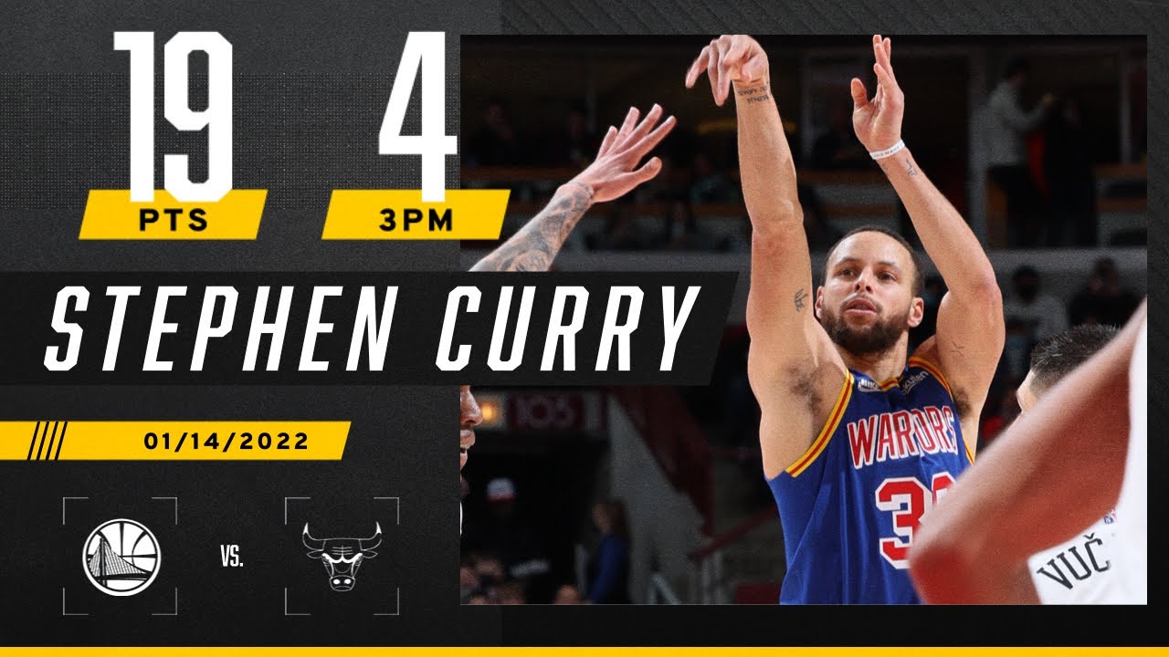Steph Curry SHOWS OUT with 19 PTS & 4 3PM as Warriors blow out Bulls 🔥 ...
