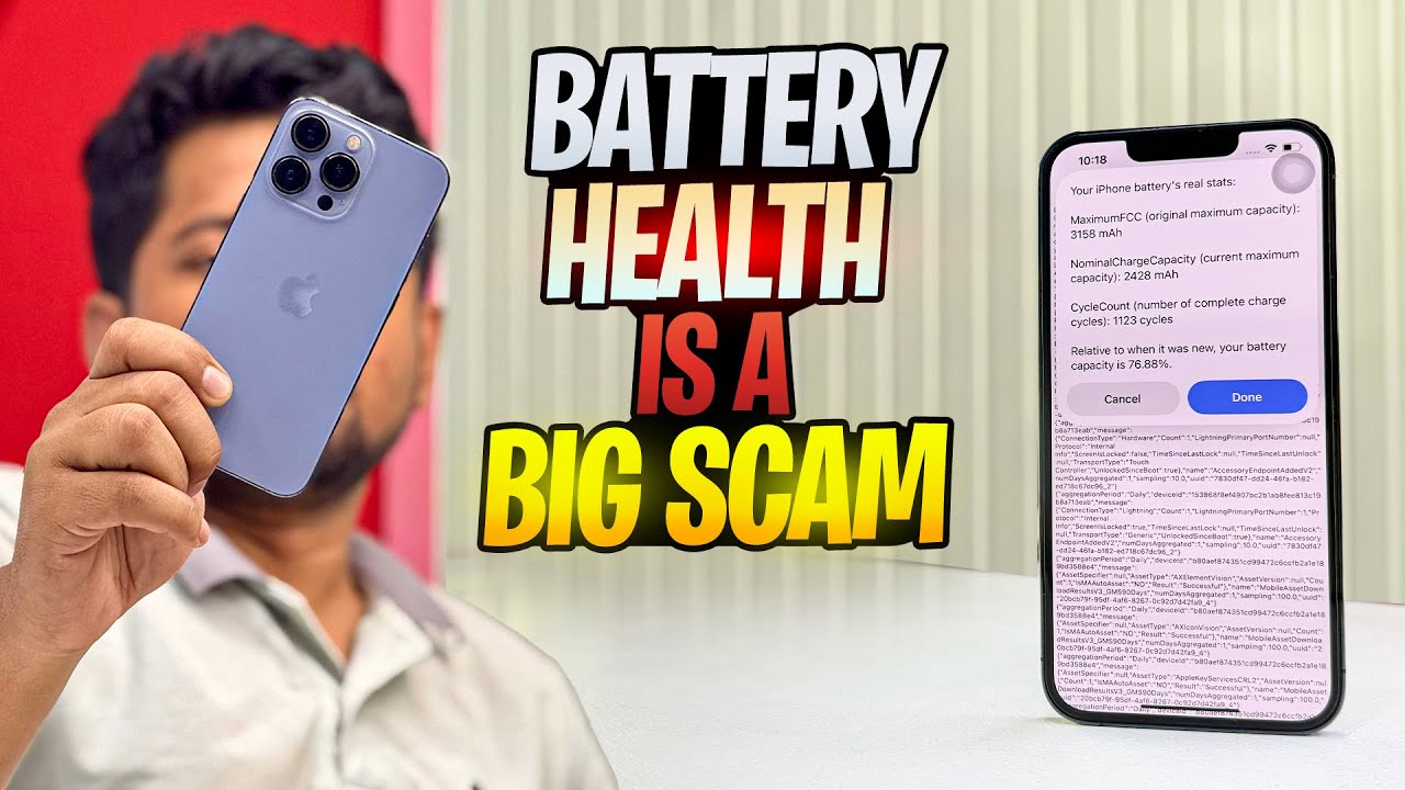 Battery Health Is a Big Scam - YouTube