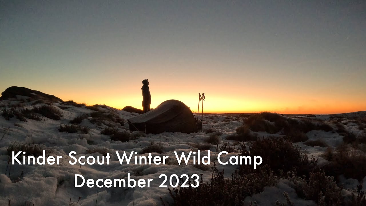 A Winter Wild Camp on Kinder Scout | December 2023 - YouTube
