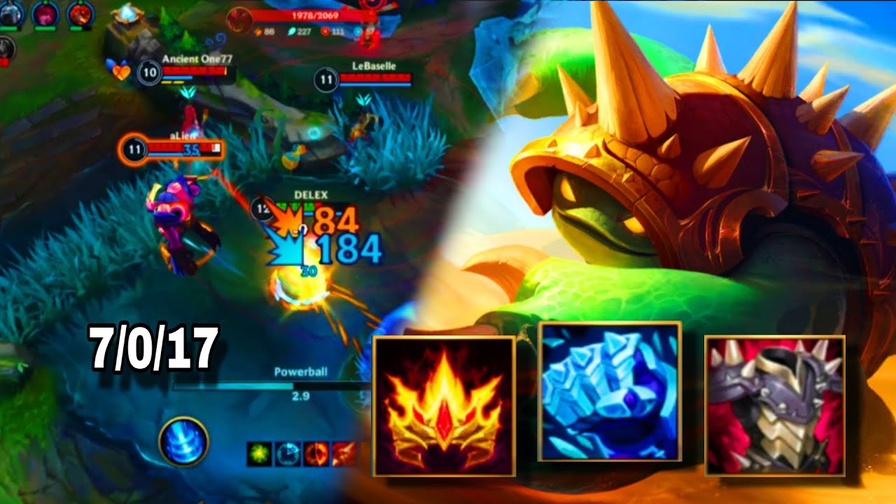 League of legends wild rift - Jungle lane(Season17) - Rammus gameplay ...
