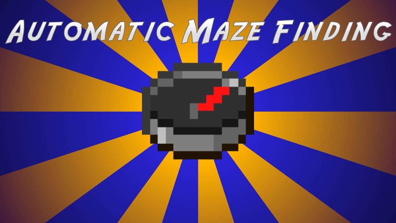 Minecraft: Automatic Maze Finding [Vanilla] - YouTube