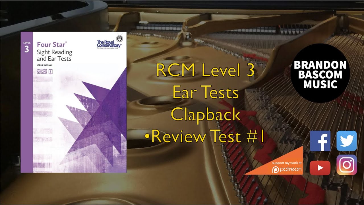 RCM Level 3 Clapback -Review Test #1 Royal Conservatory of Music - YouTube