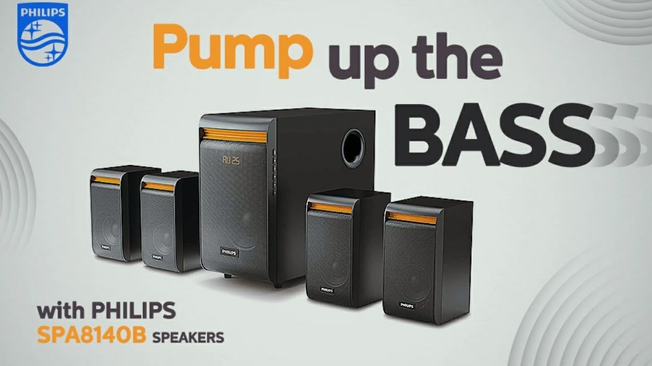 Philips 4.1 speakers 4000w pmpo || Unboxing video || Best Speaker for ...