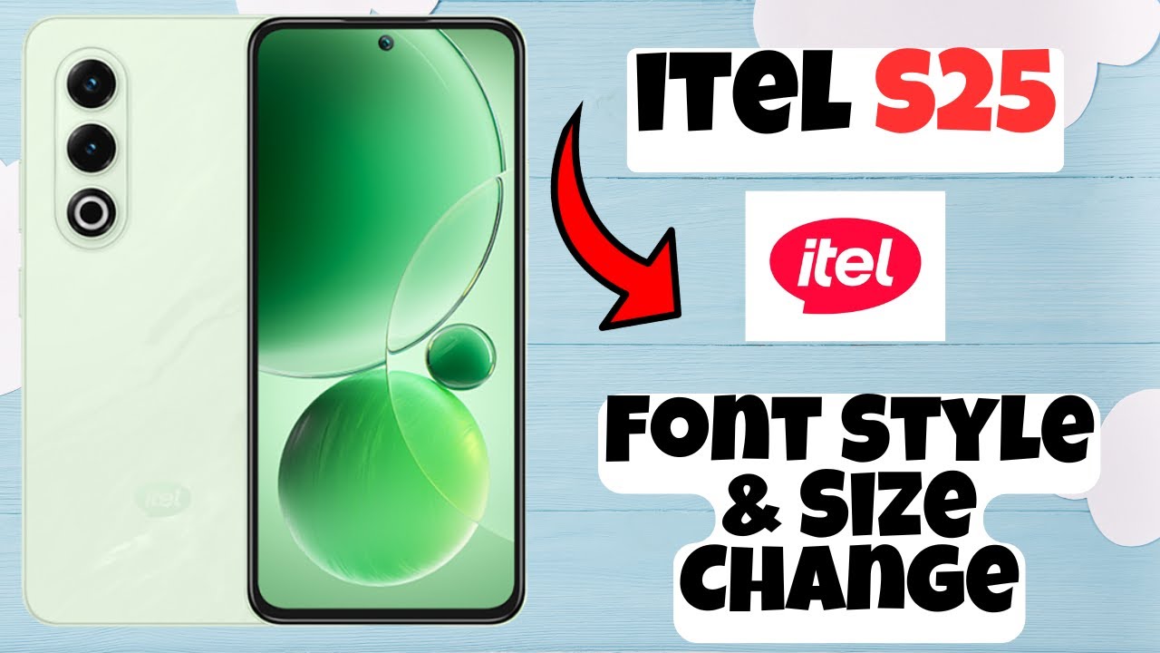 itel S25 Font Size And Style Settings || Change Font Size and Style ...