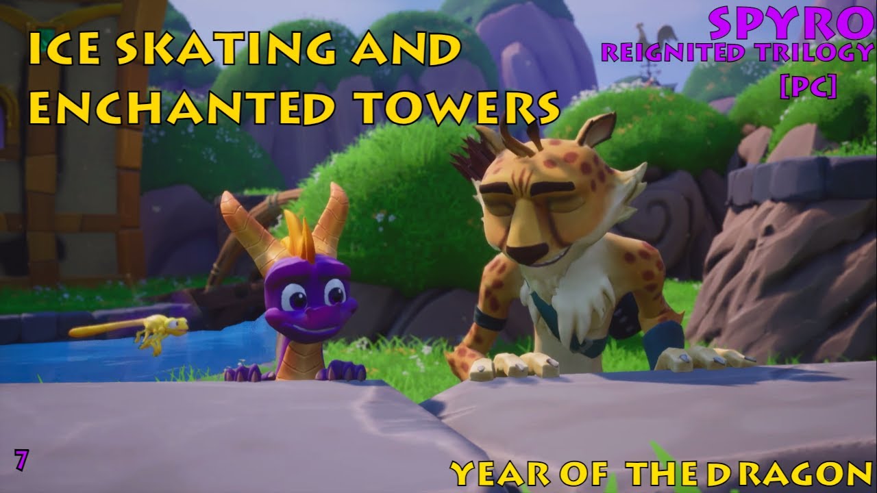 SPYRO: Year of the Dragon [PC] ICE SKATING AND ENCHANTED TOWERS - YouTube