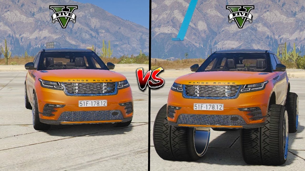Gta 5 Normal Range Rover Car Vs Monster Range Rover Car - Which Is Best ...