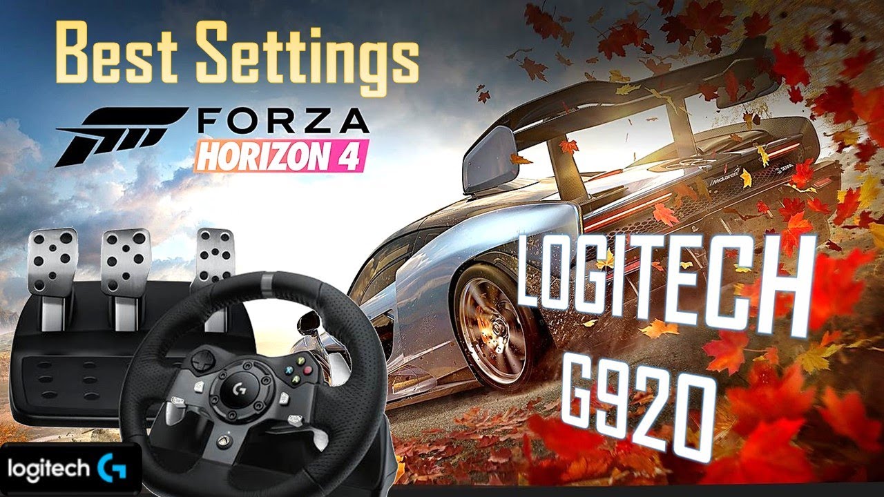 How to config the wheel Logitech G920/G92? for Forza Horizon 4 - YouTube