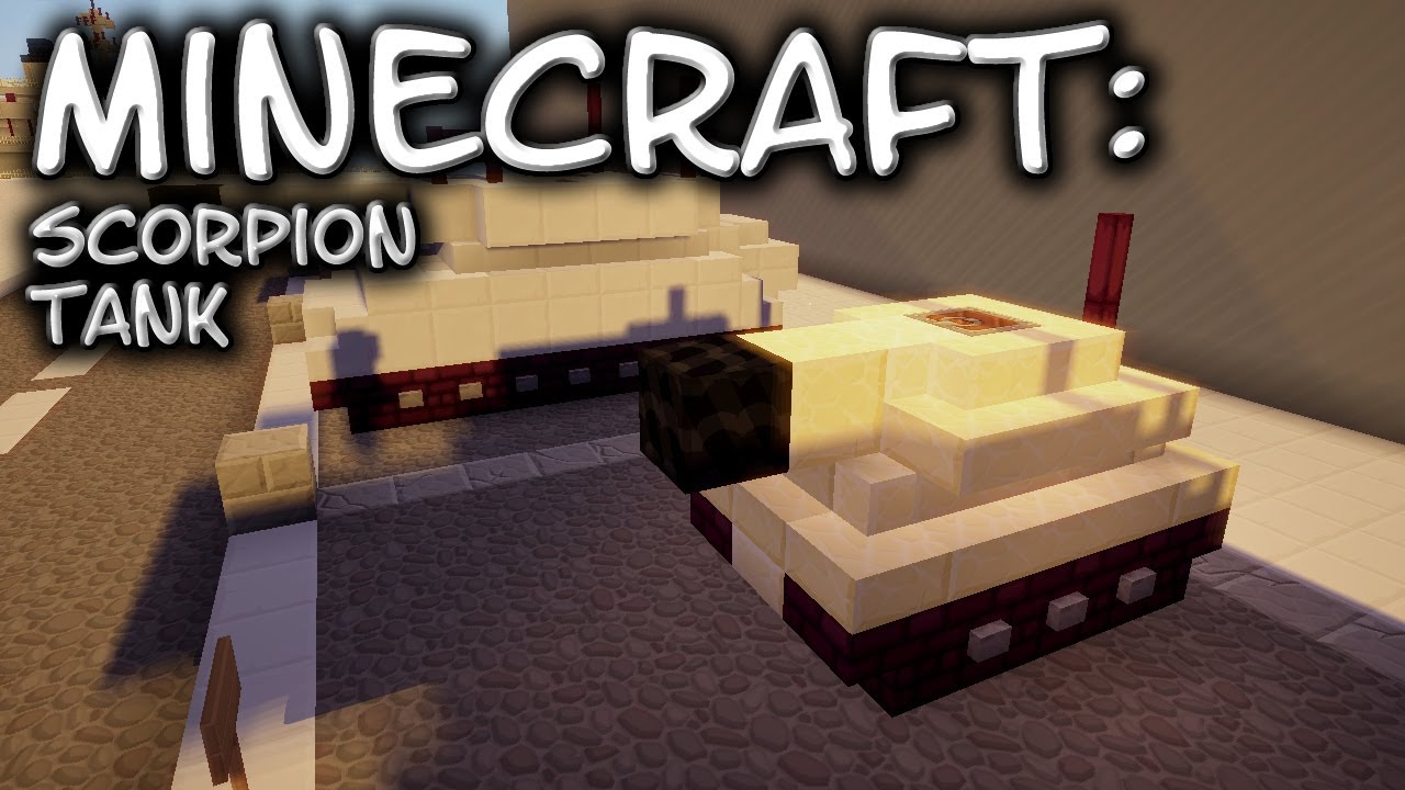 Minecraft: Tank Tutorial - FV101 Scorpion - YouTube