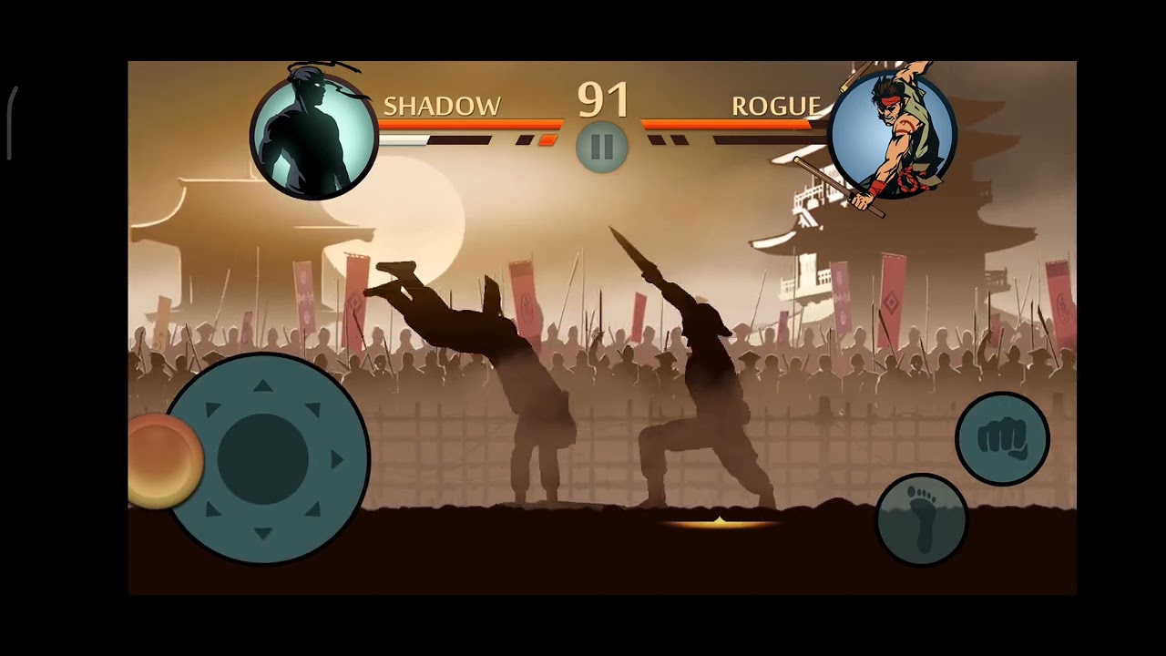 Shadow Vs Rogue fight|| Hero reborn level stage 23 tournament|| Shadow ...