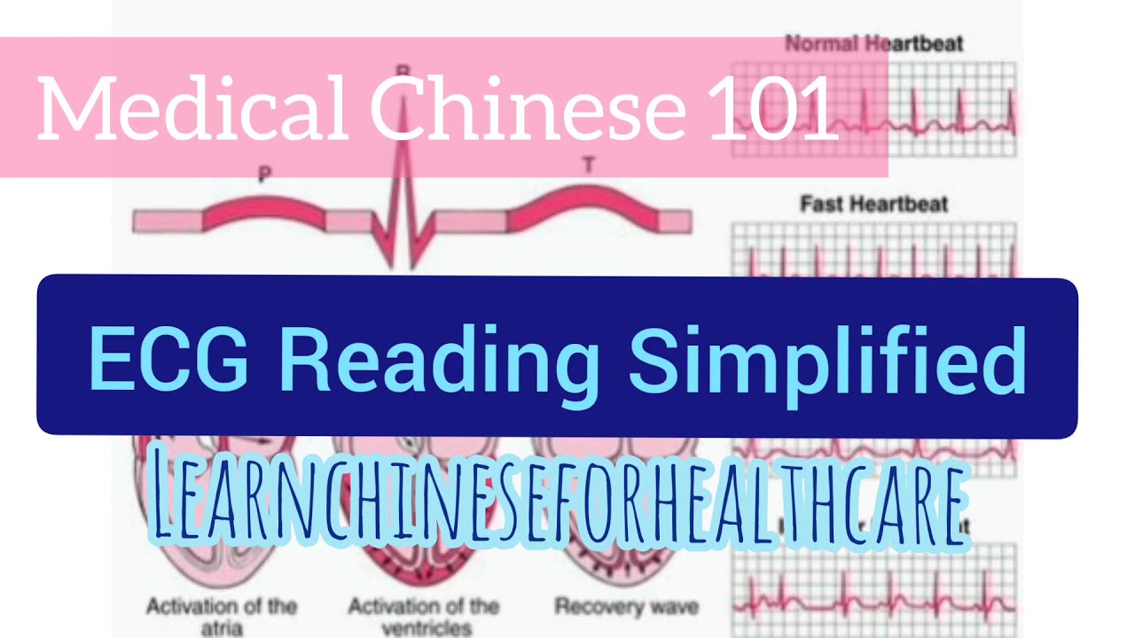 ECG Reading Simplified - Learn Chinese for Healthcare 晨曦医学汉语 - YouTube