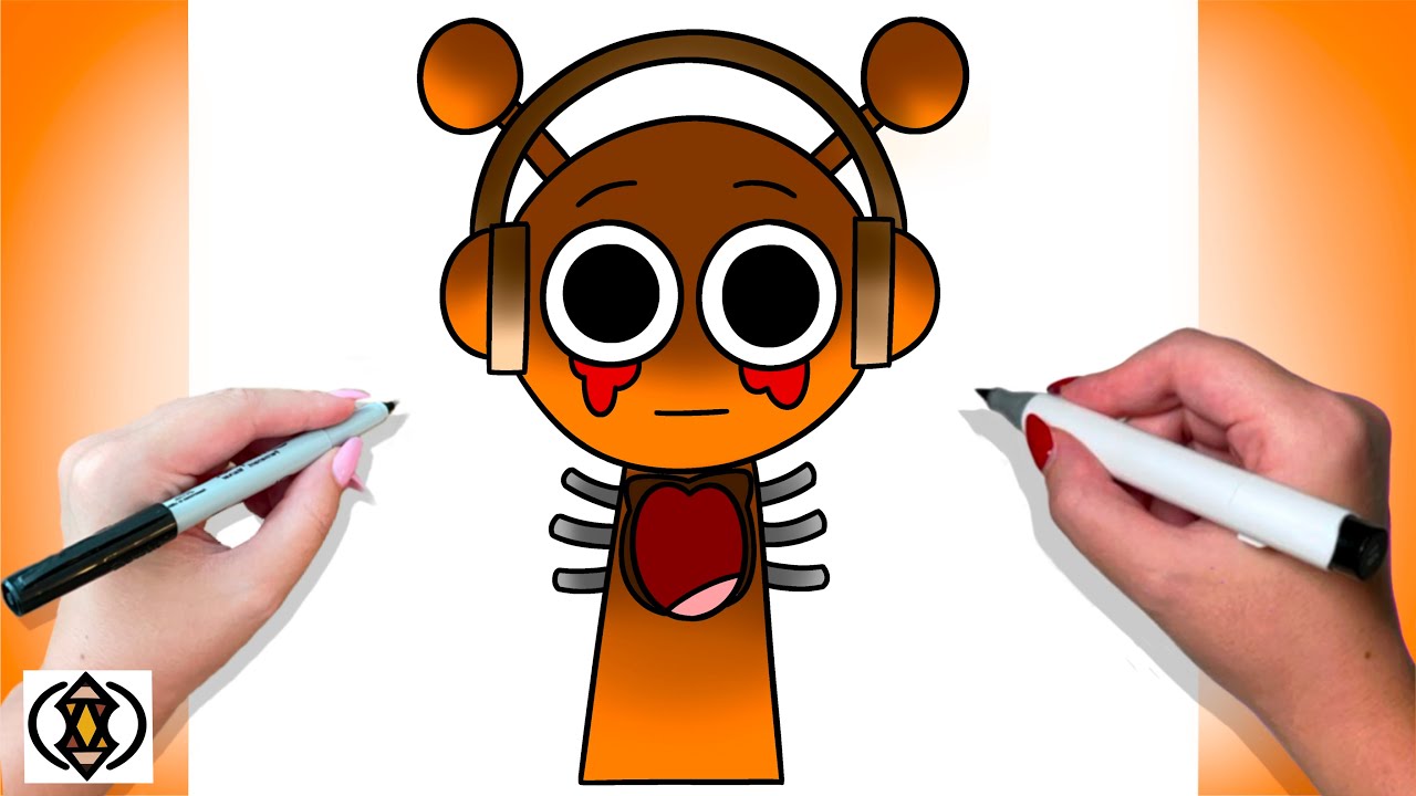 How To Draw Horror Oren From Incredibox Sprunki - YouTube