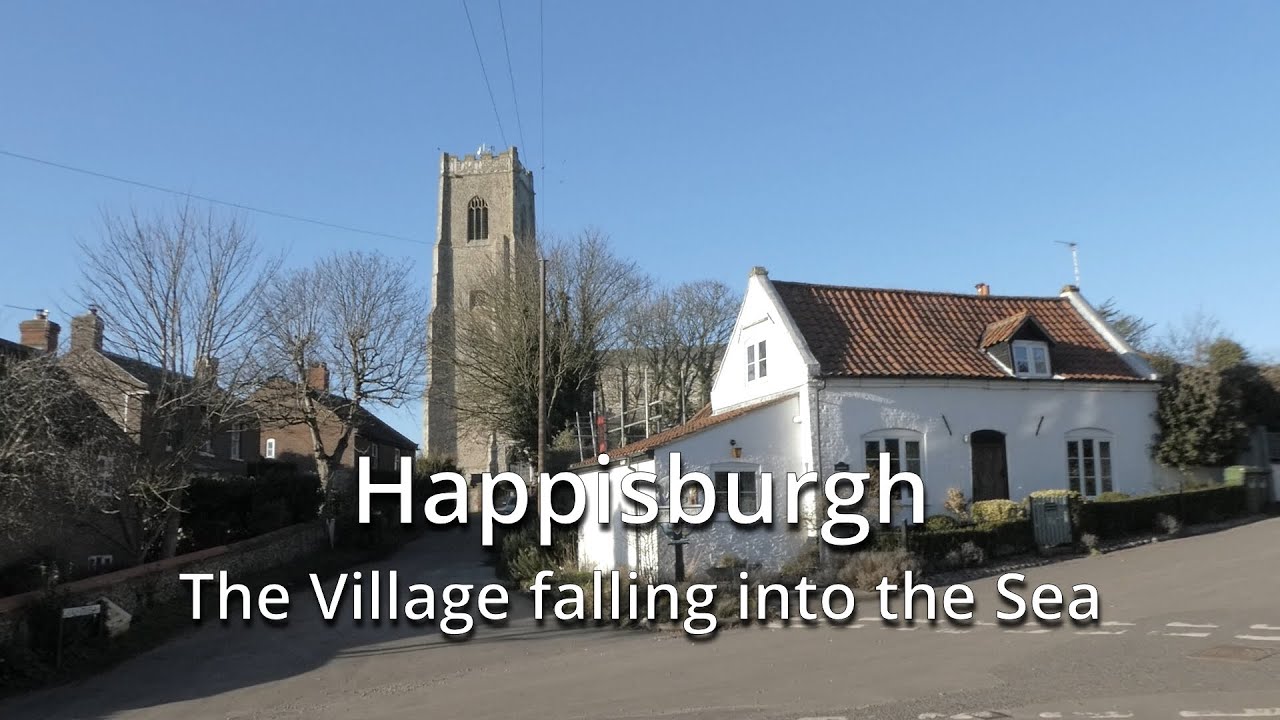 Happisburgh The Village falling into the sea - YouTube