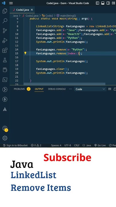 Java In Telugu: Linked List in Java (Remove Items), Java Collections, Java Tutorial For ...