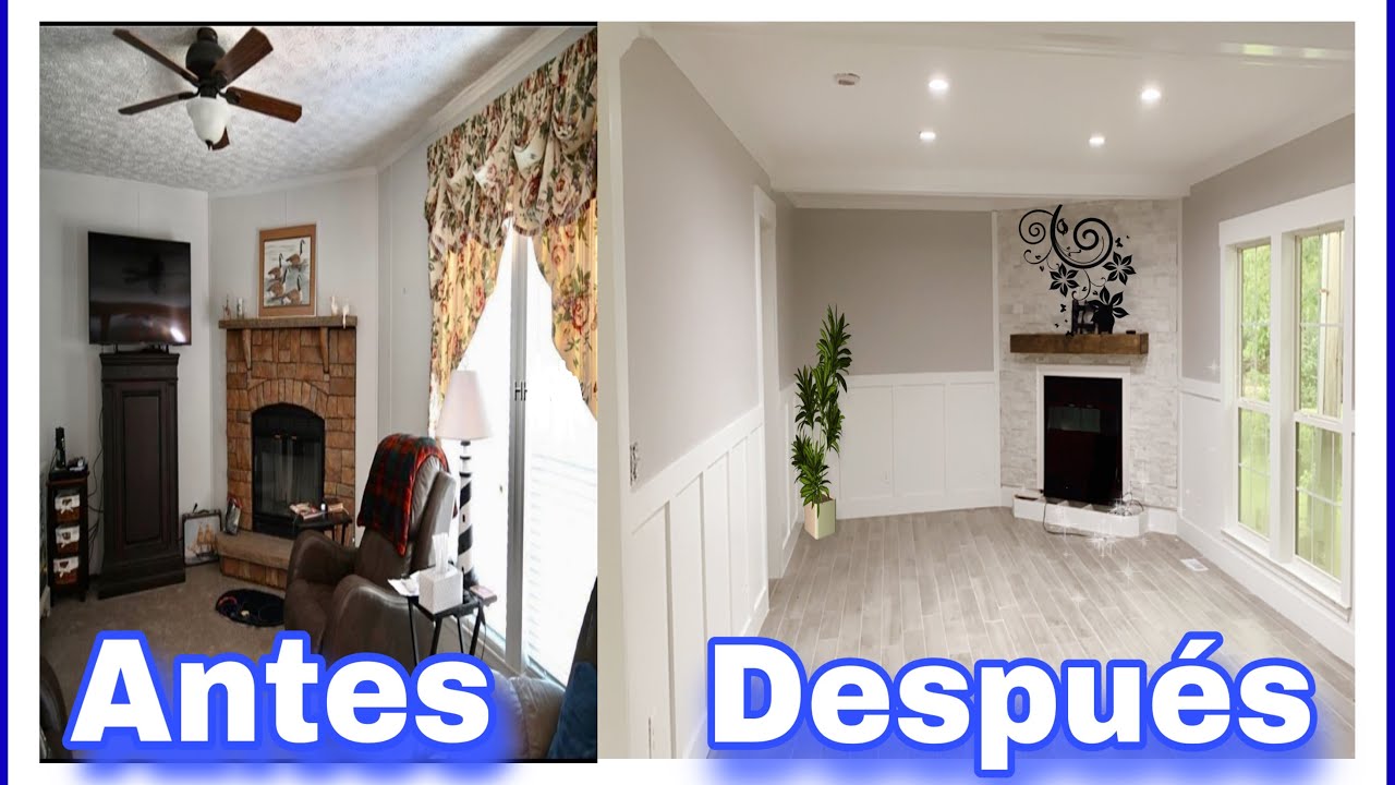 IDEAS PARA REMODELAR CASA PEQUEÑA // Mobile Home Makeover 🏡 DECORACIÓN ...