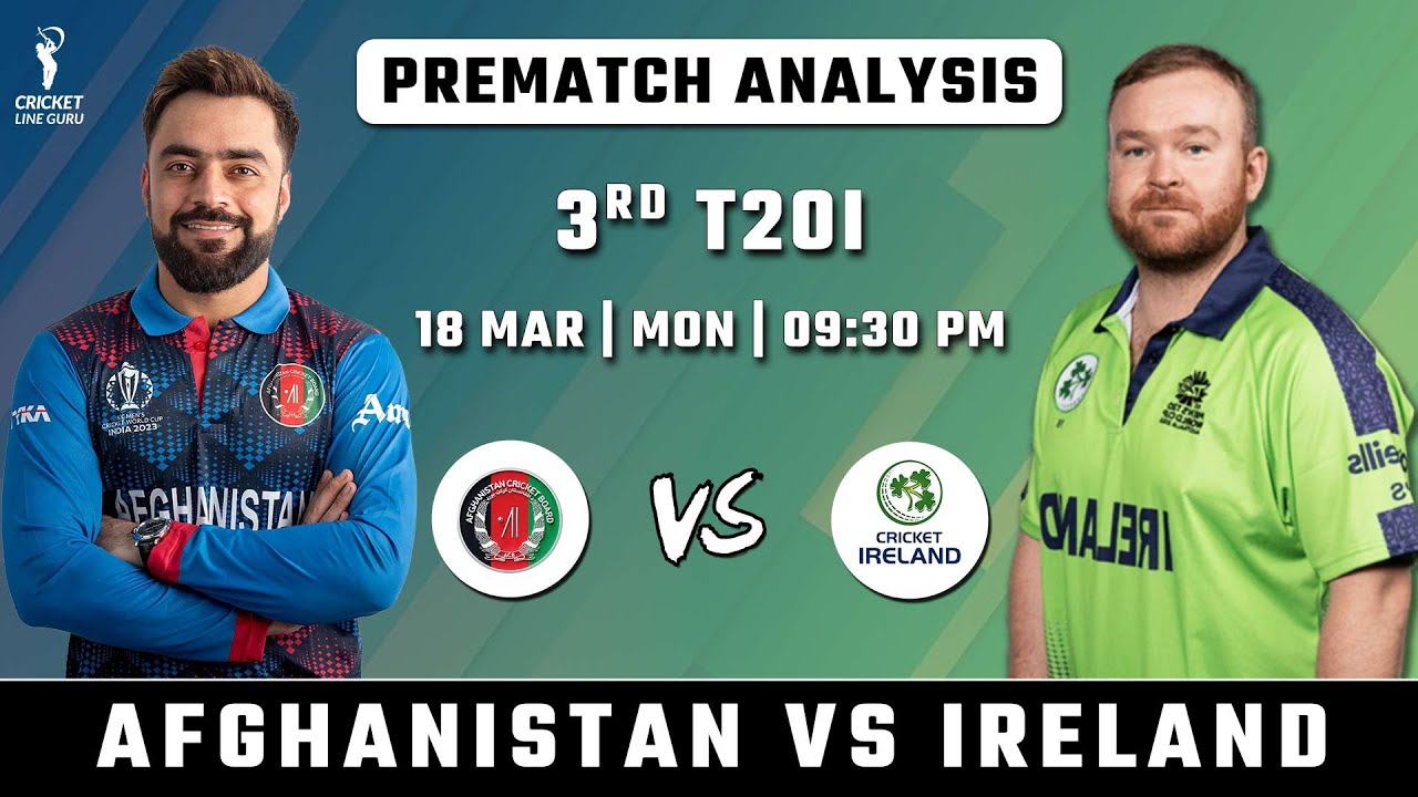 Afghanistan vs Ireland 3rd T20I Match PREDICTION | AFG vs IRE Playing ...