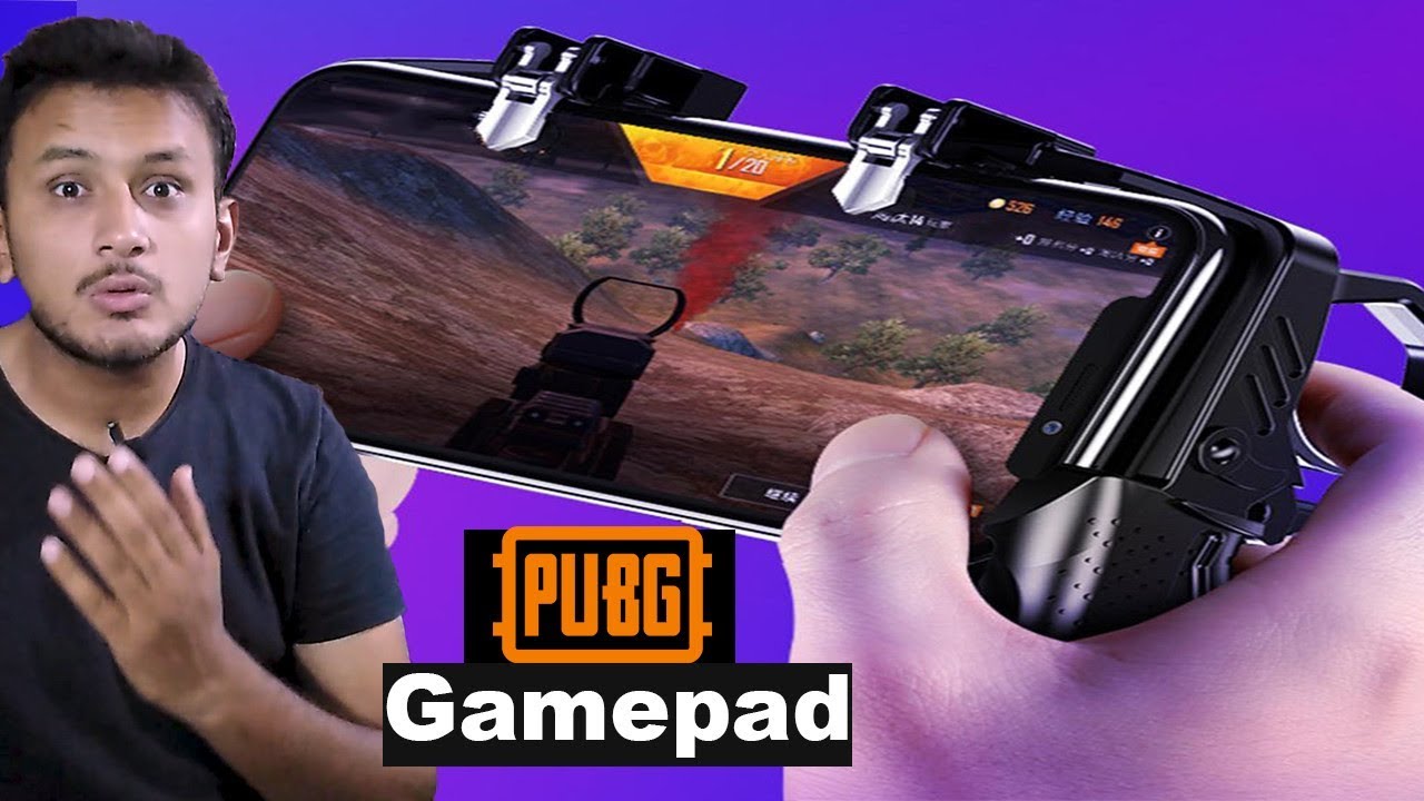 Gamepad with Trigger Button for PUBG Mobile - YouTube