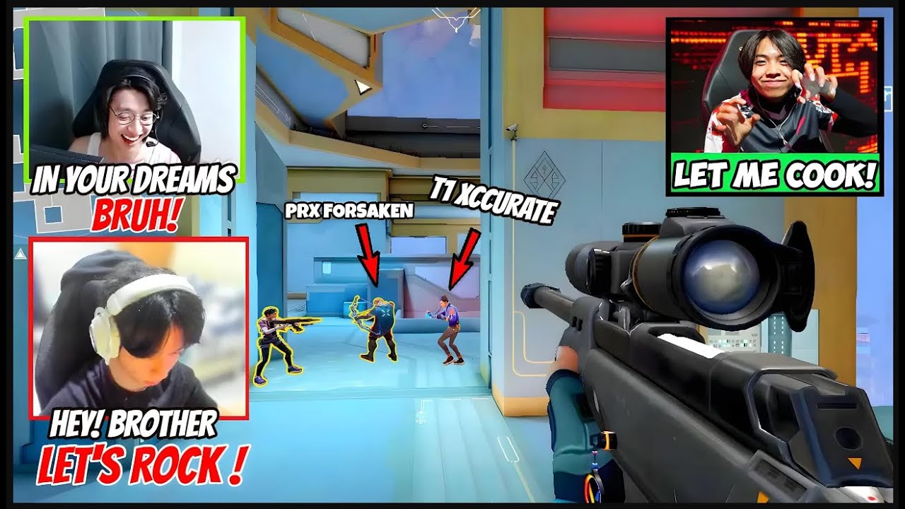 PRX forsakeN & T1 Xccurate Plays Together & Destroyed TLN Primmie ...