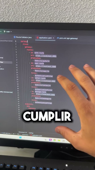 Como implementar una Api Gateway en java con spring🫡#java #javaspring #springboot #apigateway ...