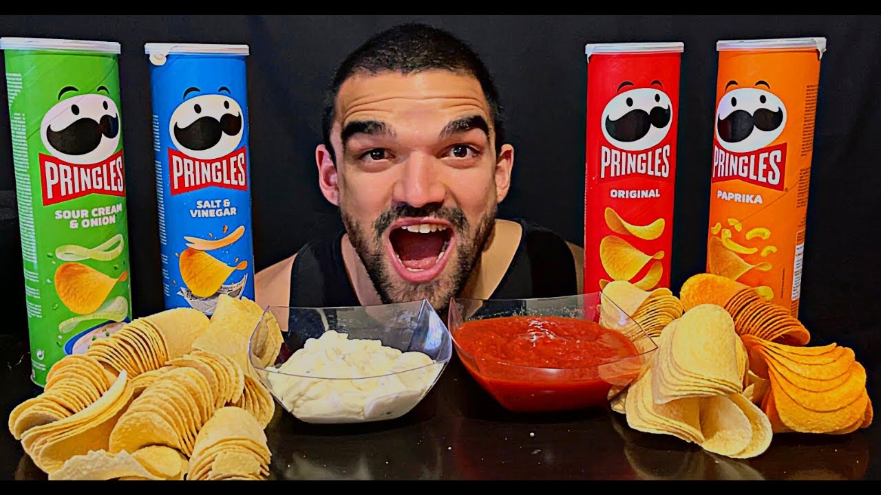 ASMR Pringles Crunchy Eating Sounds | Hungry Jorge - YouTube