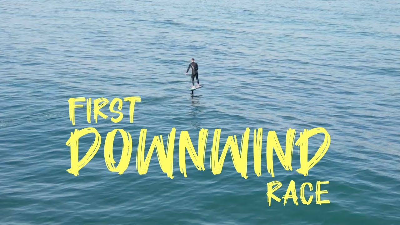 My First Downwind Race (I didn't expect this...) - YouTube