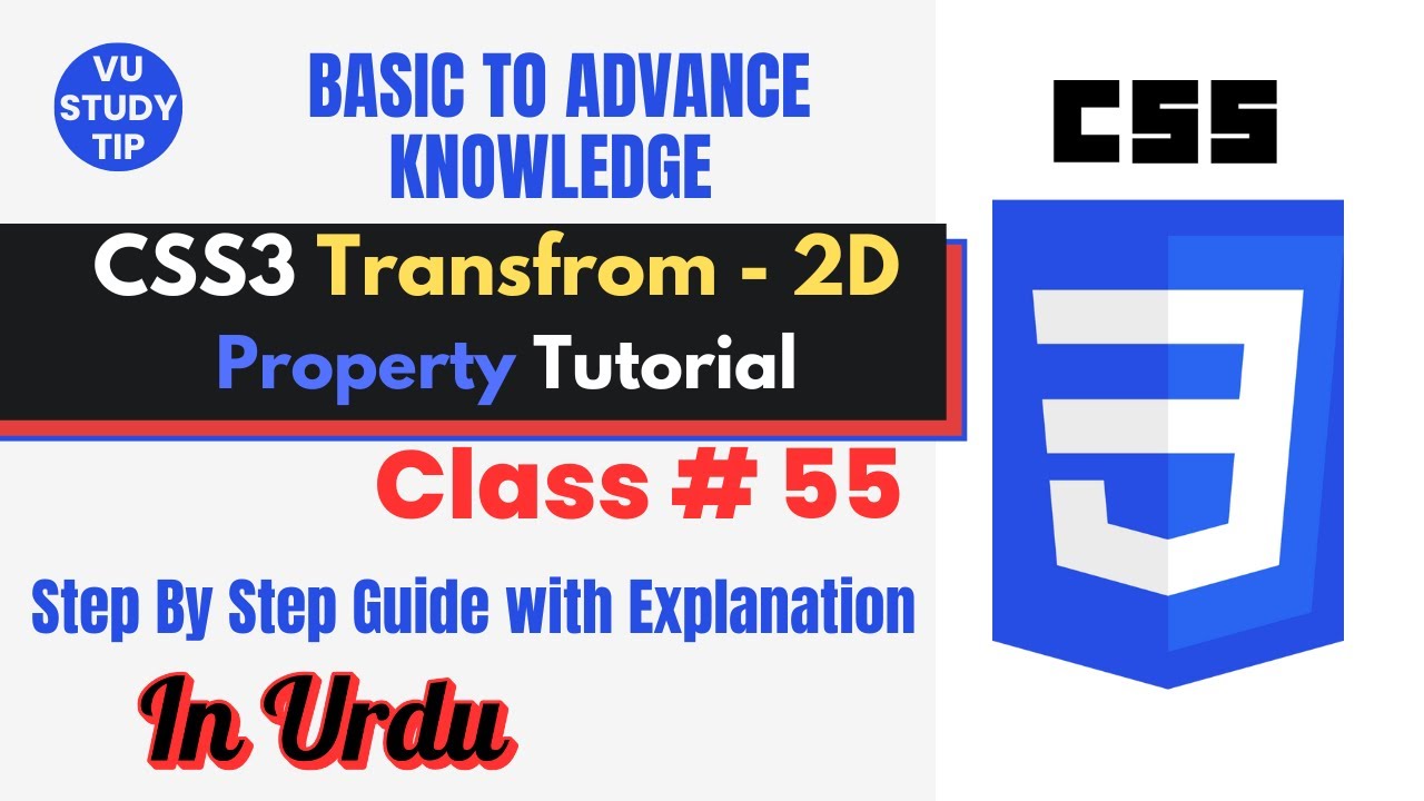 Css3 Transform 2d Tutorialclass 55css3 2d Transforms Rotate 6176